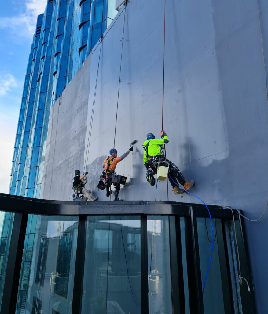 Rope Access Painting | High Rise Painting | Max Access